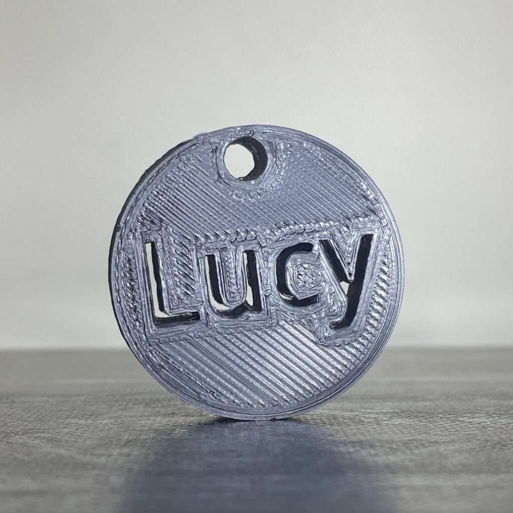 3D Printed Customisable Key Chain - Star 3D Printing
