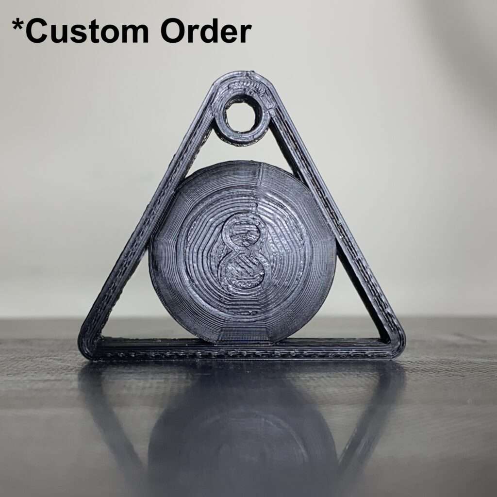 3D Printed Customisable Key Chain - Star 3D Printing